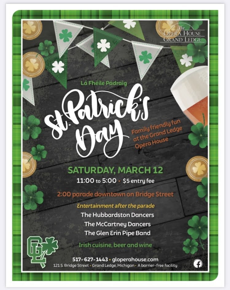 St. Patrick's Day Celebration Parade - Grand Ledge Chamber of Commerce